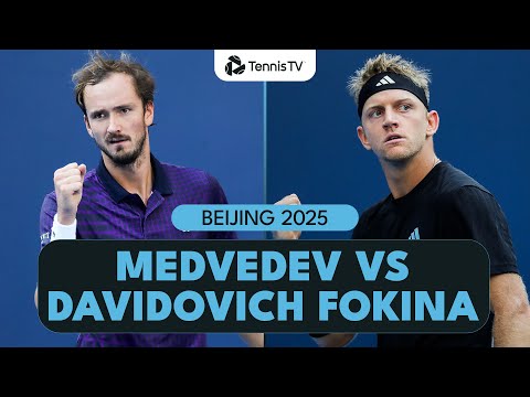 Alejandro Davidovich Fokina vs Daniil Medvedev 🤝 | Beijing 2025 Highlights