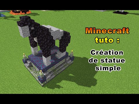 Minecraft Tuto - statue simple du Gorille. - YouTube