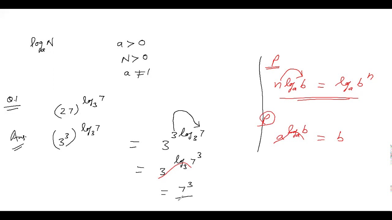 Logarithms Practice Questions For 11th/12th/IIT-JEE mains/advanced ...