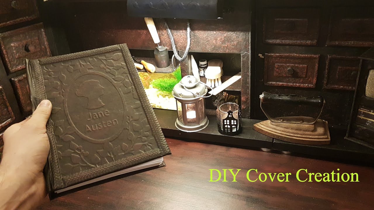 DIY book cover: vintage binding made easy! - YouTube
