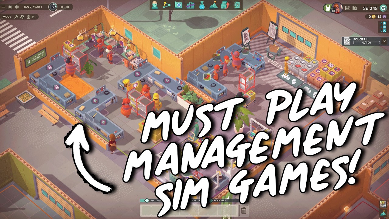 15 Indie Management Sims you need to try! - YouTube
