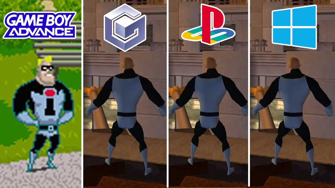 The Incredibles (2004) GBA vs Gamecube vs PS2 vs PC ( Which One is ...