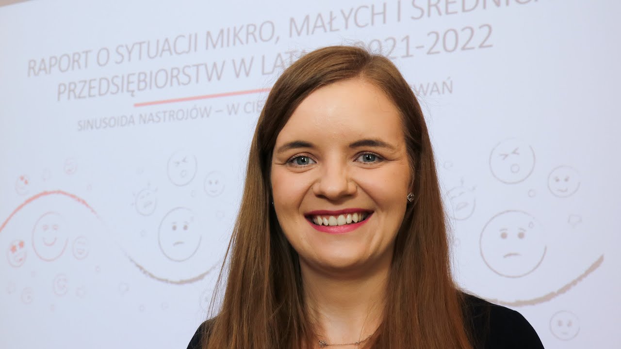 Dominika Byrska, Bank Pekao SA: Raport Banku Pekao o sytuacji MŚP - YouTube