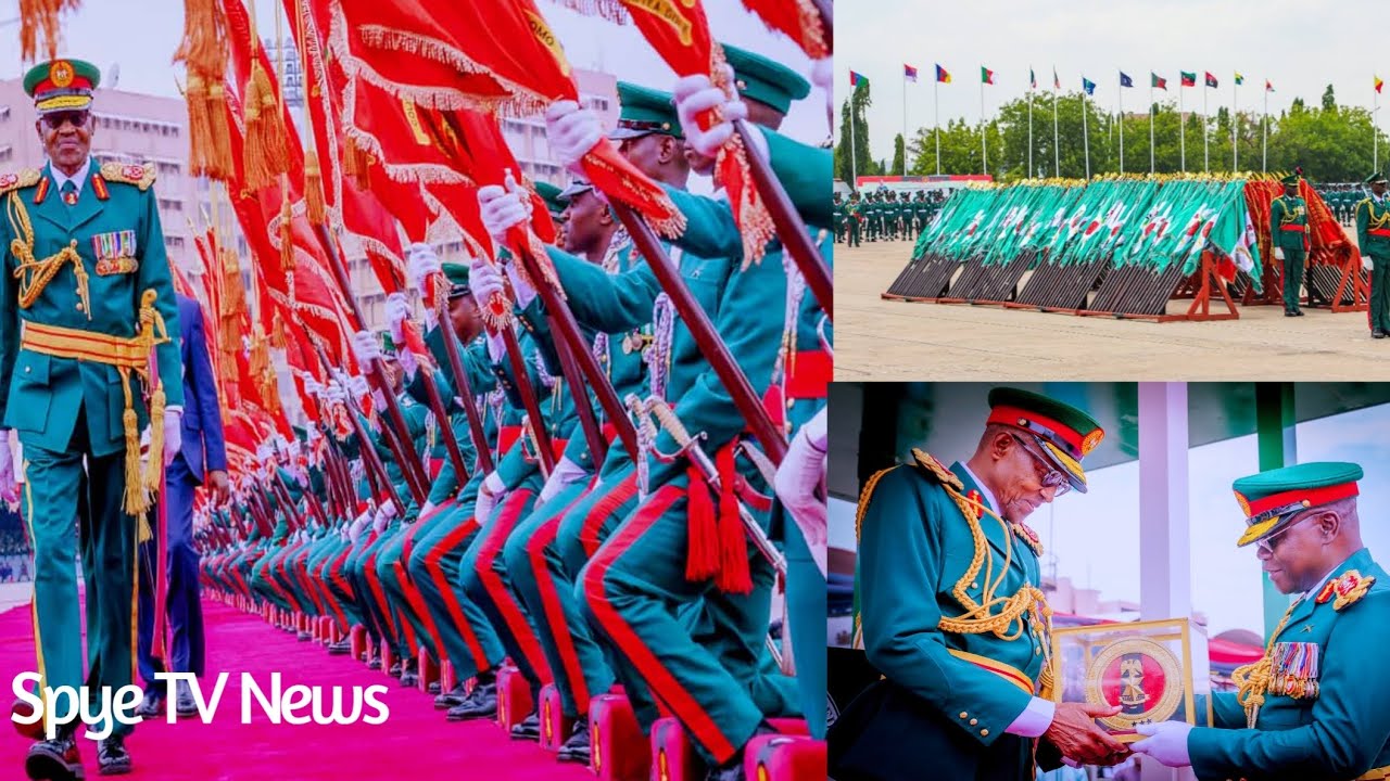 Nigerian Army Most Colourful Historic Trooping and Presentation of ...