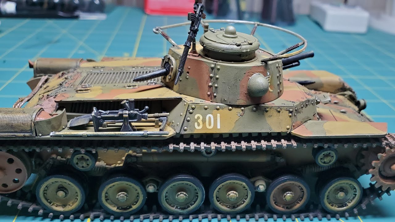 Imperial Japanese Army Type 97 Chi Ha Medium Tank (Tamiya 1/35) Model ...