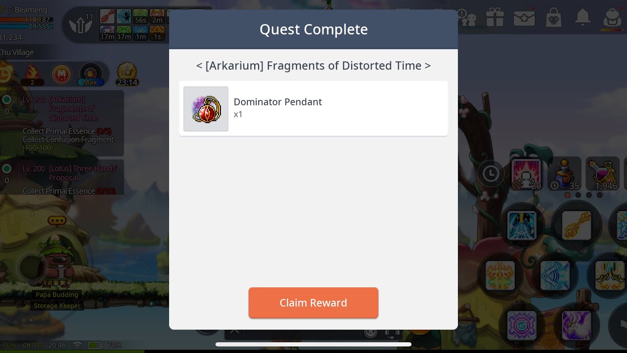 [MAPLESTORY M] A2Z - when I completed 6 commander set & Accessary ...