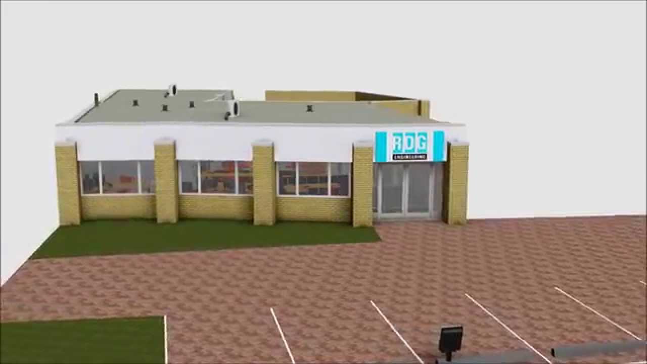 Showcase Gebouw met Installaties RDG-engineering - YouTube