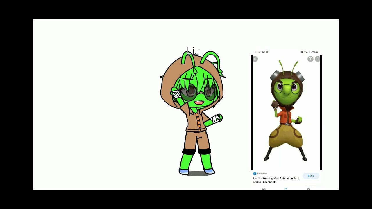 Making Running Man Animation in gacha club | Don't copy my detail - YouTube