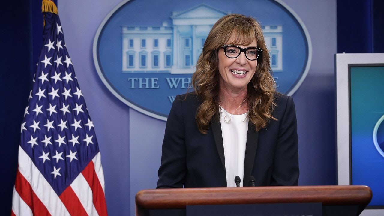 C.J. Cregg From 'The West Wing' Fills In At White House Press Briefing ...