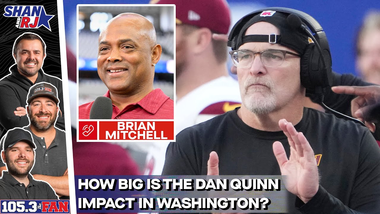 Brian Mitchell On Dan Quinn's Impact In Washington, Jayden Daniels/RGIII Comparisons | Shan & RJ ...