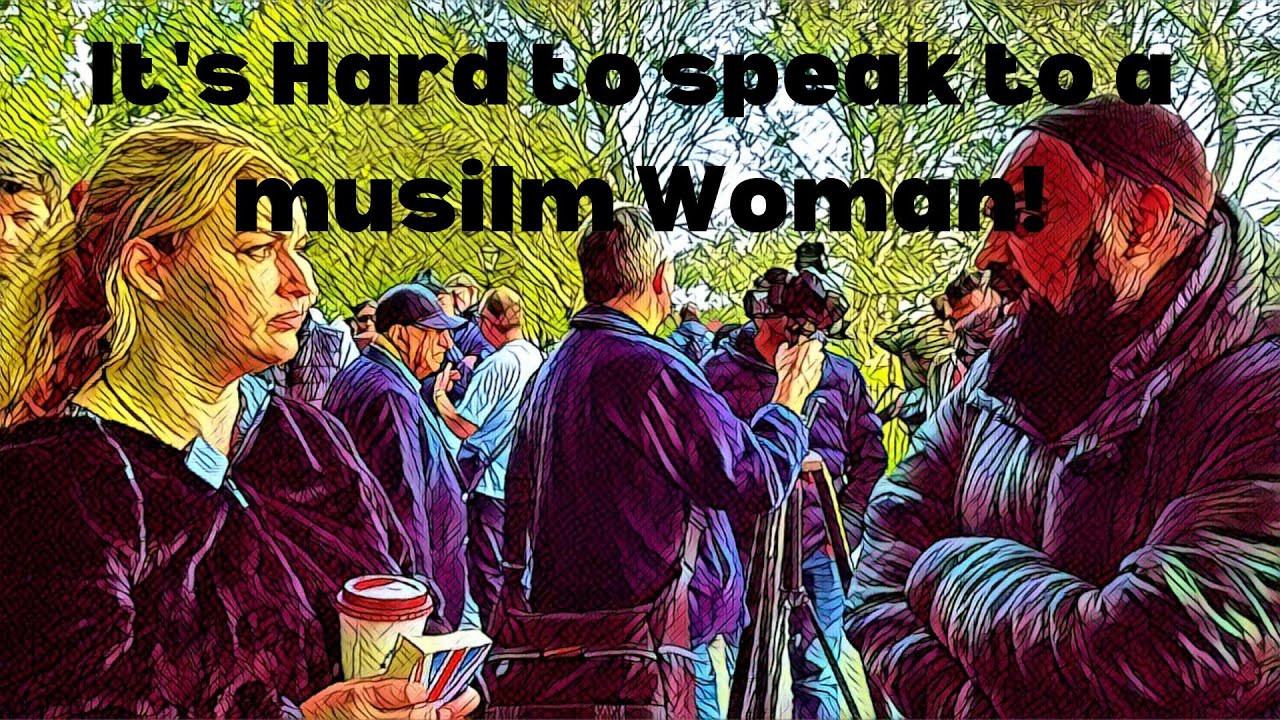 It's hard to talk to Muslim Woman.. | Amy & Nazm | speaker corner - YouTube