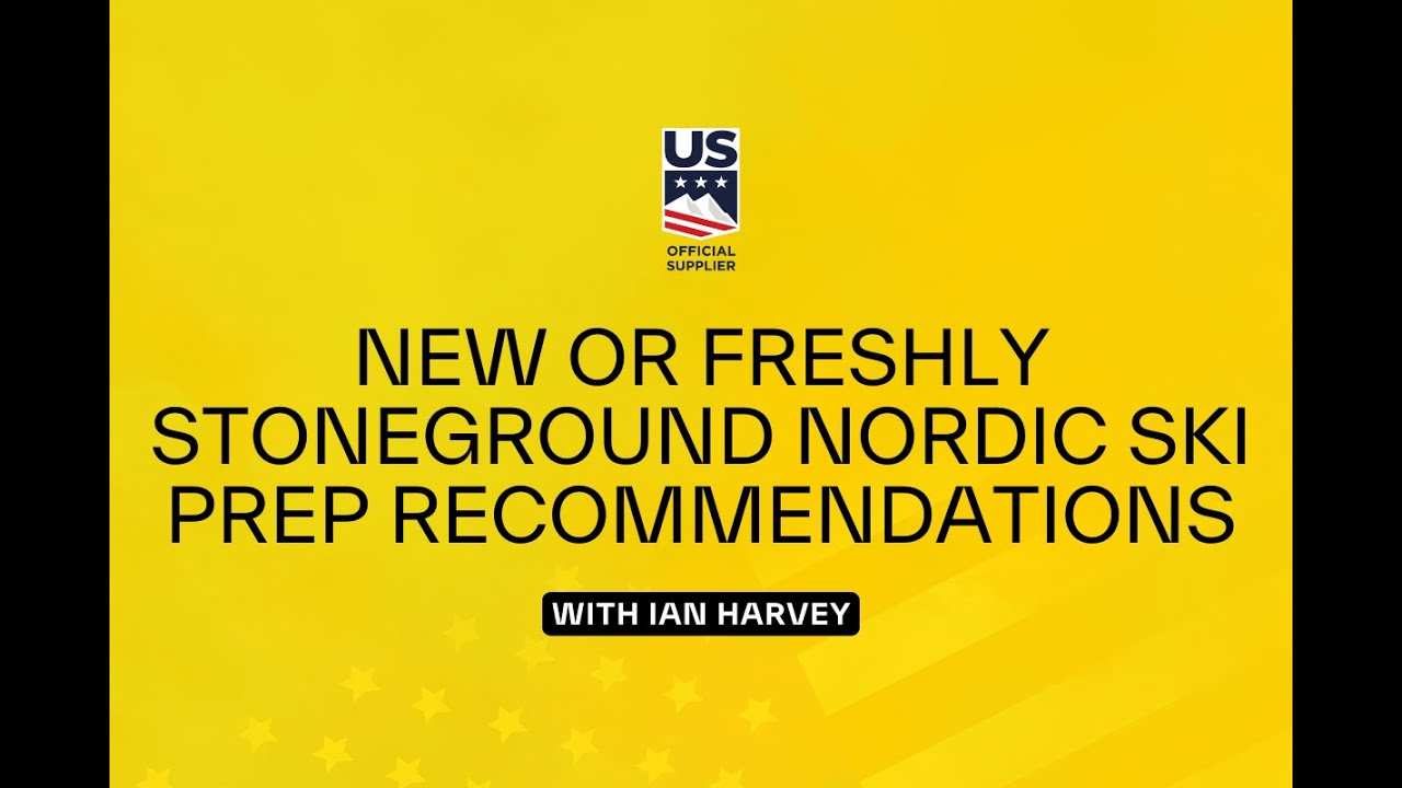 How to Prepare New or Freshly Ground Nordic Skis - YouTube