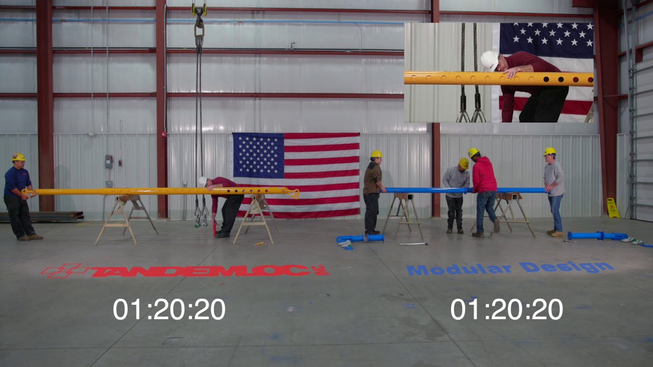 Tandemloc's Telescopic End Cap Spreader Beam Vs. Modular Design - YouTube