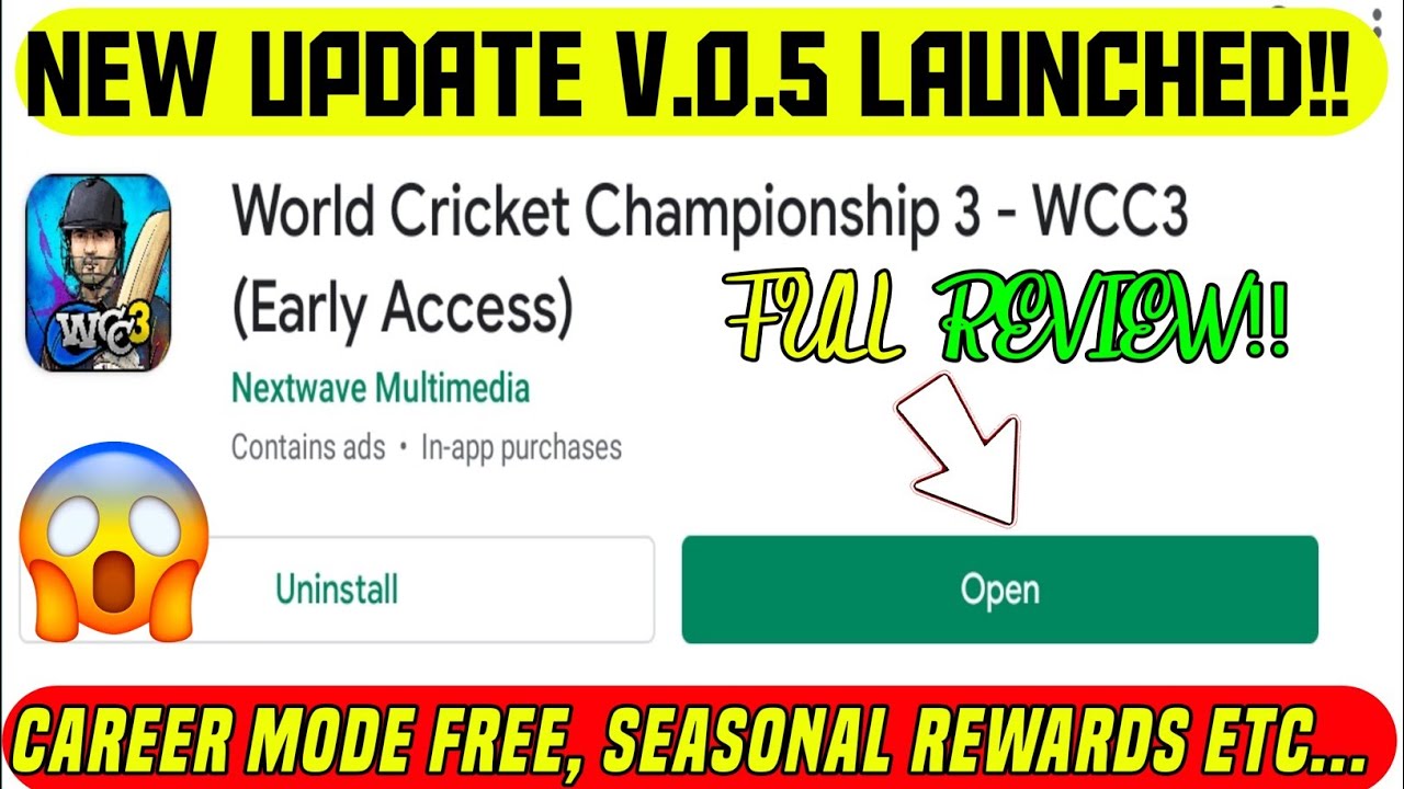 WCC-3 NEW UPDATE V.0.5 ROLLOUT STARTED | WCC-3 UPDATE ROLLOUT STARTED ...