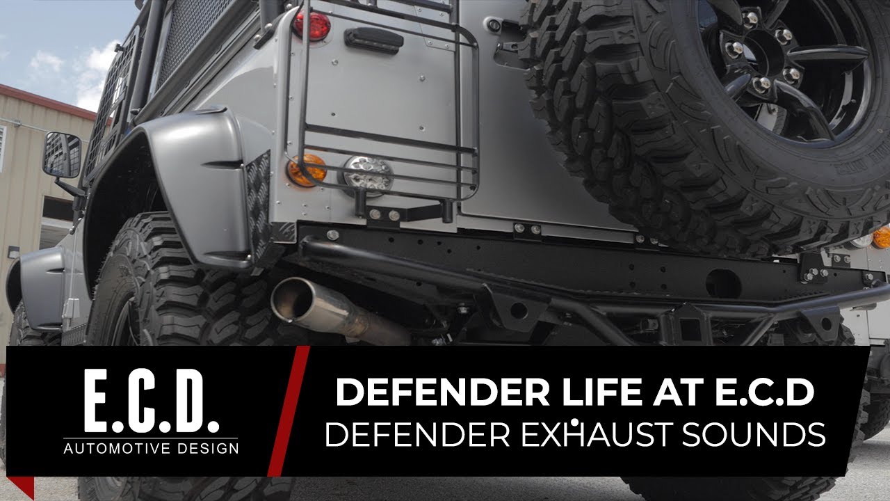 Defender Life at E.C.D. : Defender Exhaust Sounds | Turn Volume Up | E ...