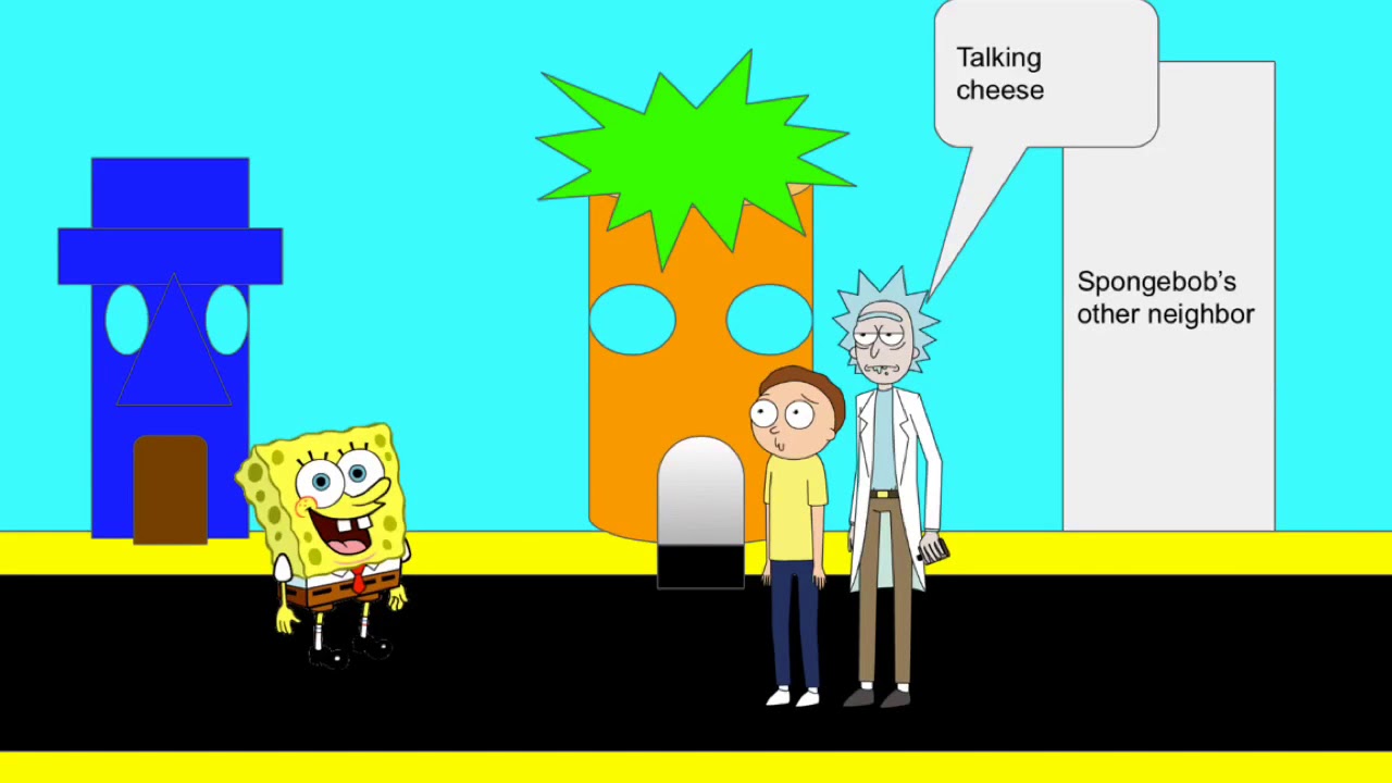 Spongebob Squarepants meets Rick and Morty - YouTube