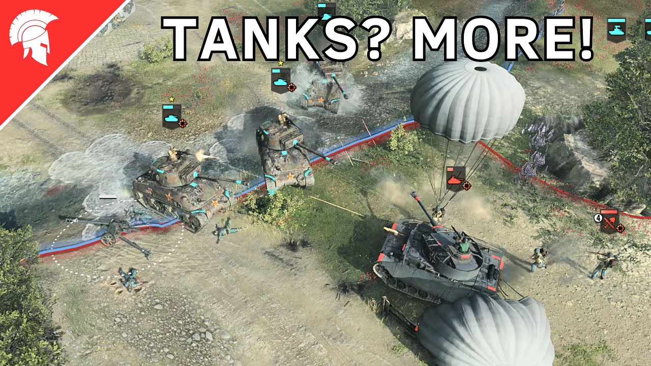 Company of Heroes 3 - TANKS? MORE! - US Forces Gameplay - 2vs2 - No ...