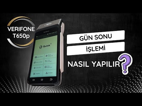 Verifone T650p ile Gün Sonu İşlemi Nasıl Yapılır?