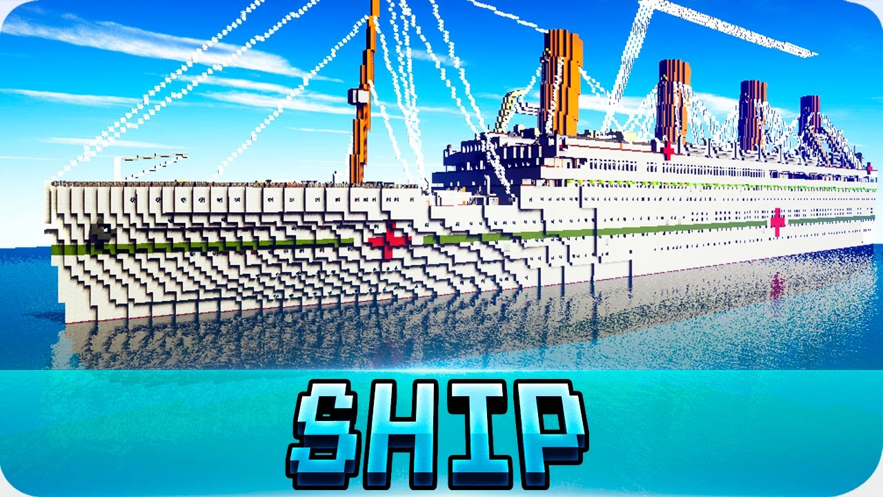 Minecraft - Realistic HMHS Britannic Ship Build in Minecraft ...