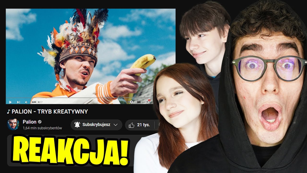 REAKCJA MOJA i RODZEŃSTWA na PALION - TRYB KREATYWNY! - YouTube