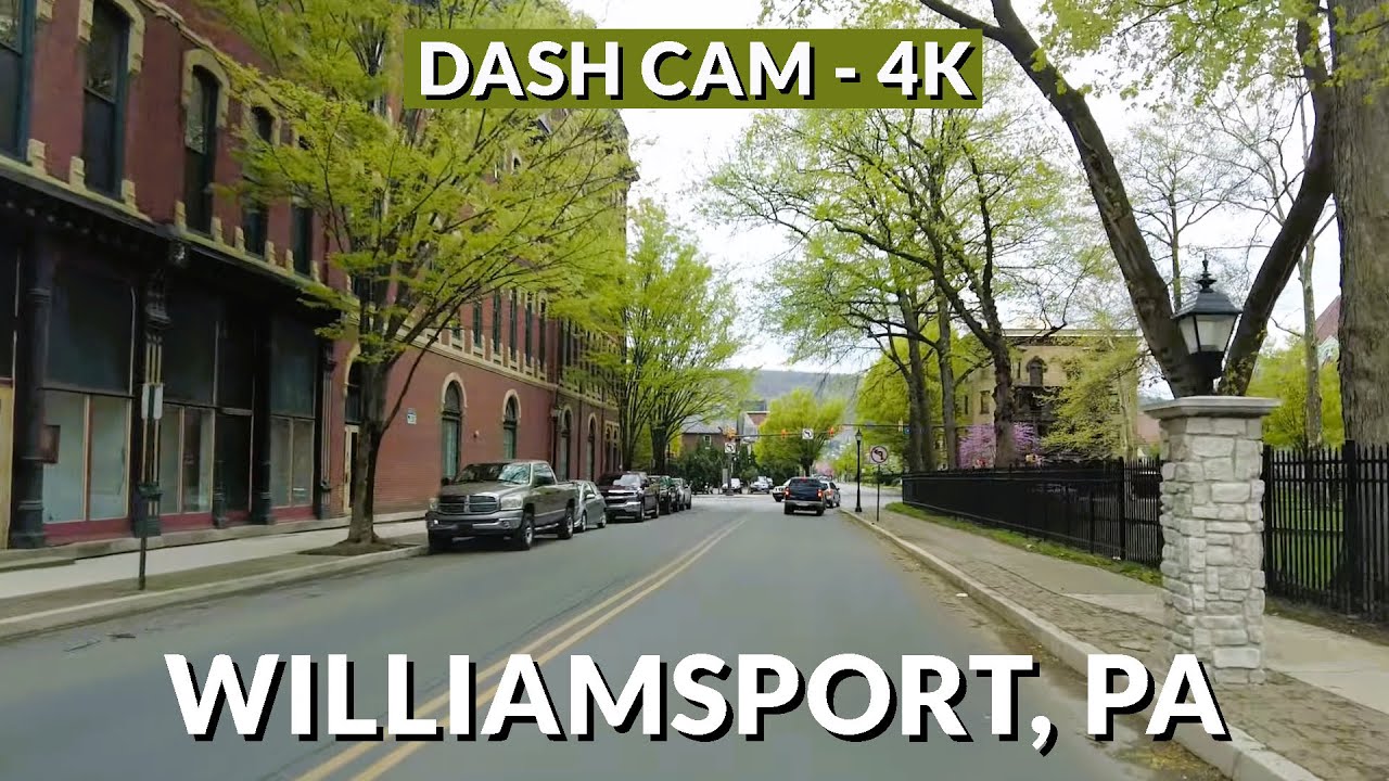 Williamsport, PA: 4K City Drive | Exploring the Historic Streets - YouTube