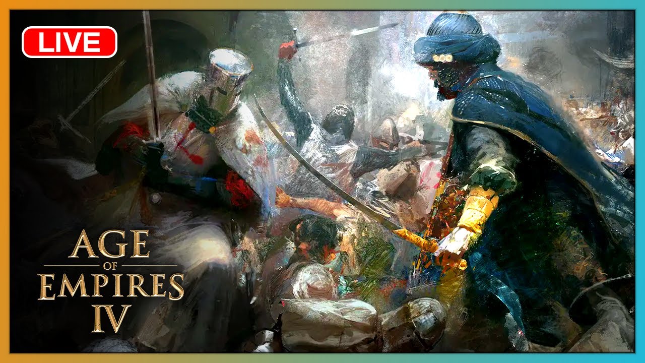🔴LIVE - Age of Empires IV The English Nightmare Strikes Back! - YouTube