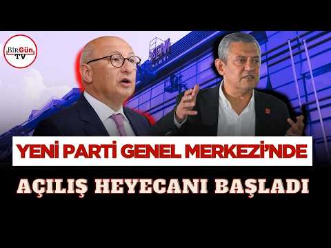 YENİ Parti Genel Merkezi resmen açılıyor: Utku Çakırözer Eylül programını açıkladı