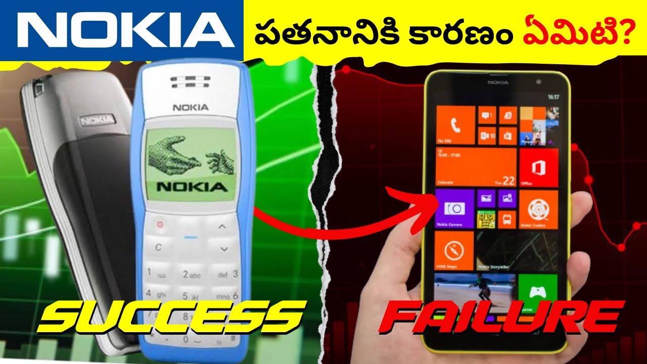 Nokia Failure Story explained in telugu | business case study #nokia ...