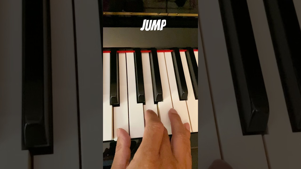 How to play JUMP by BLACKPINK on piano @newpianotutorials
