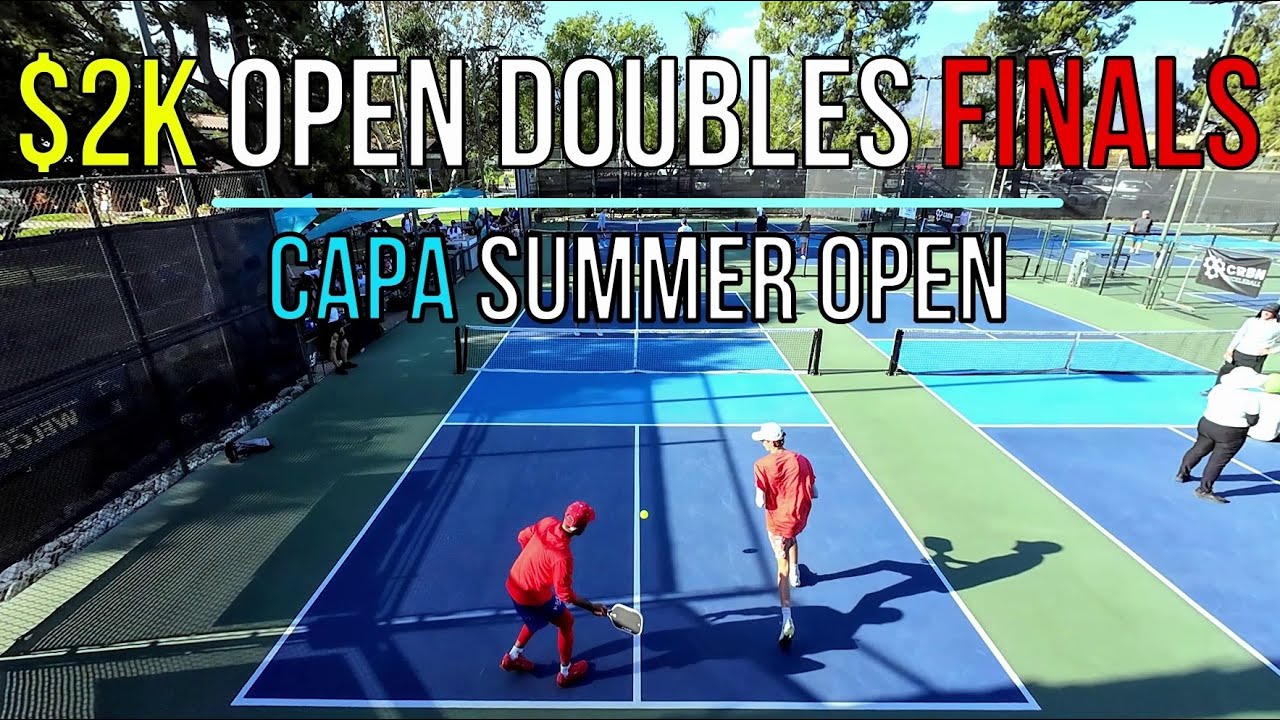 $2k Open Doubles Finals Warren(5.4)/Indy(5.1) vs Aaron(5.3)/Matt(4.9 ...