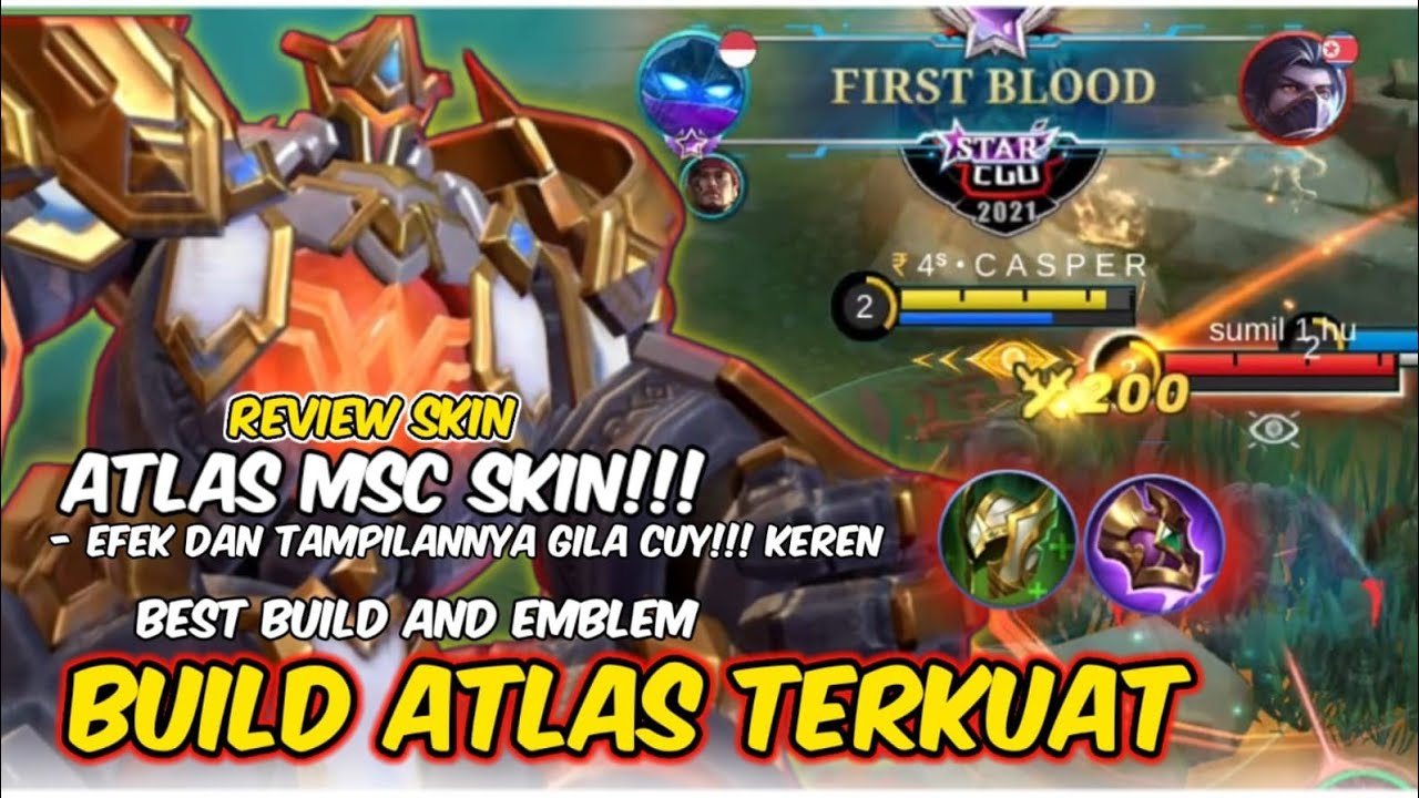 ATLAS MSC SKIN! BUILD ATLAS TERKUAT 2023 ,BUILD ATLAS TERKUAT MOBILE ...