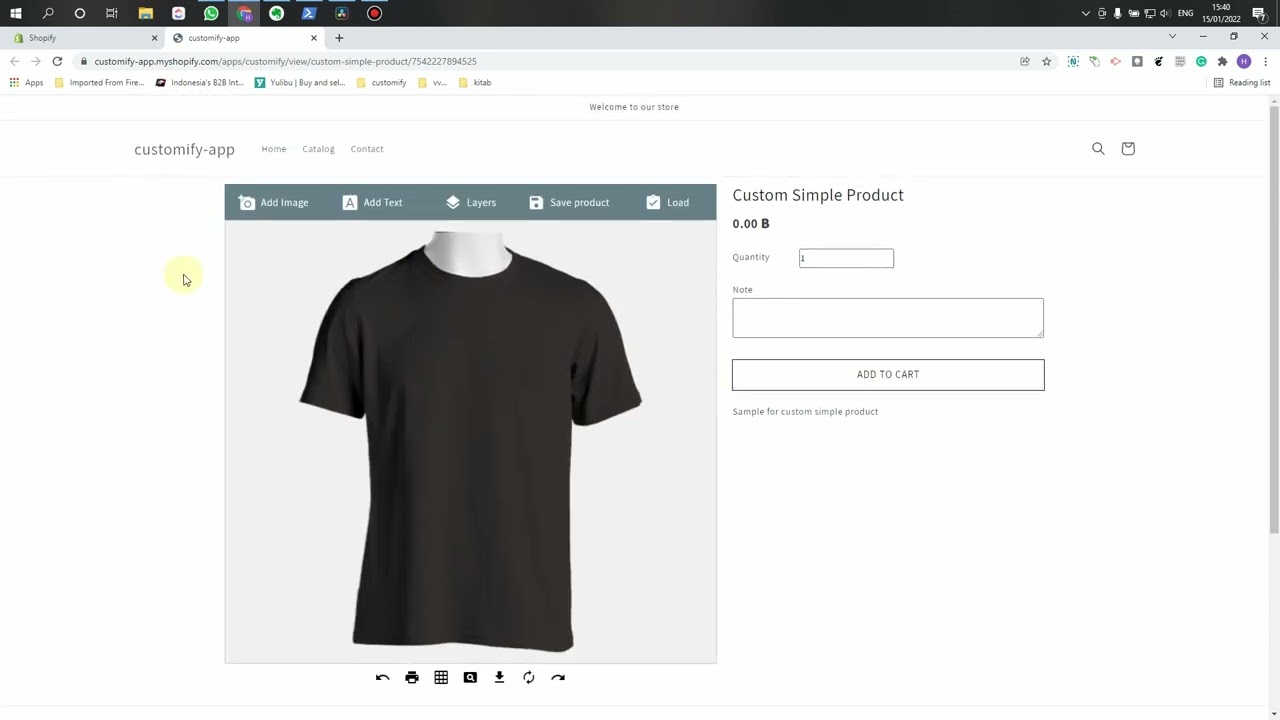 How to create a simple custom product - YouTube