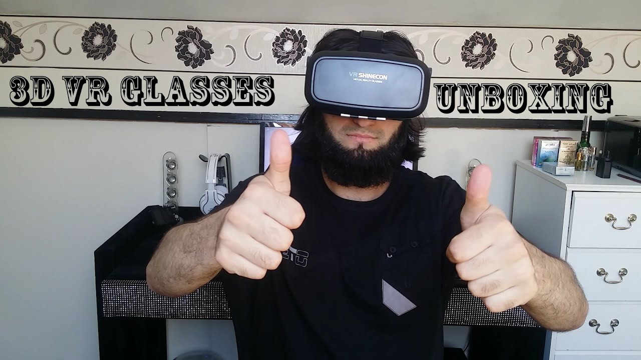 3D VR Virtual Reality Glasses Unboxing - YouTube