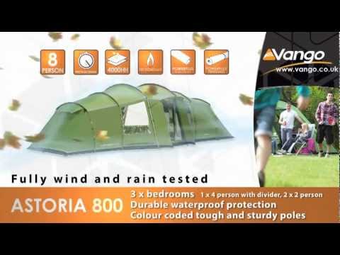 Vango Astoria 800 Tent - www.outdoormegastore.co.uk - YouTube