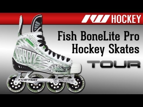 Tour Fish BoneLite Pro Roller Hockey Skate Review - YouTube