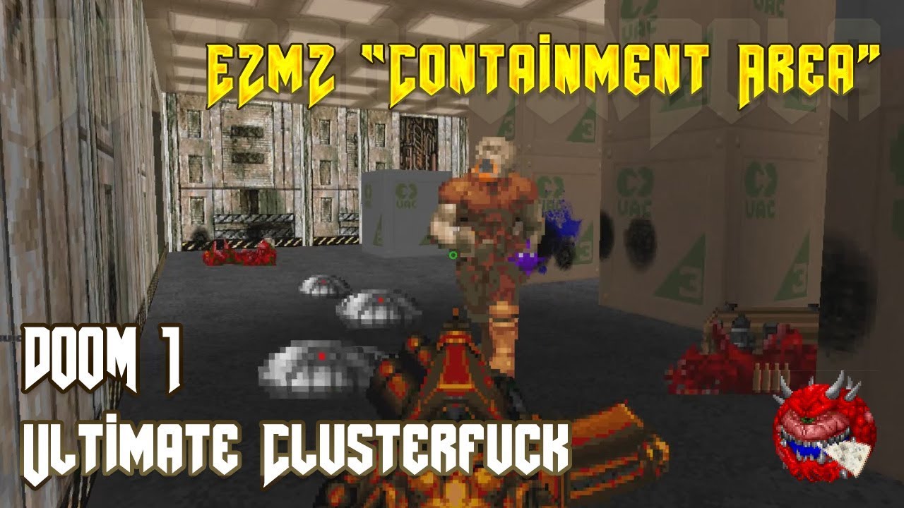 Doom E2M2 Containment Area - Ultimate Clusterfuck - YouTube