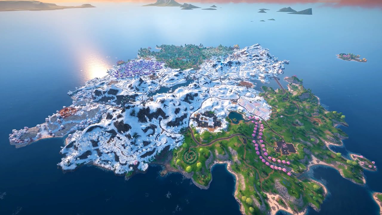 Winterfest 2024 Map Changes- Fortnite - YouTube