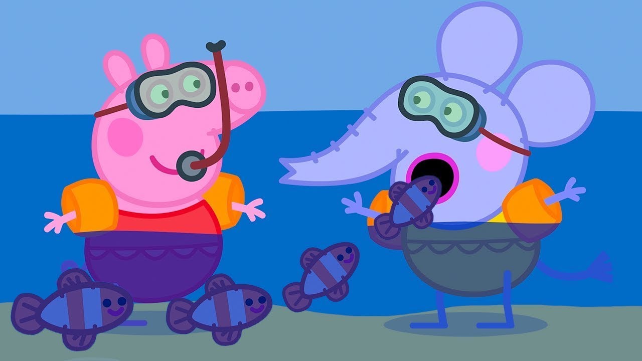 Peppa Loves Fish 🐟 🐷 We Love Peppa Pig - YouTube