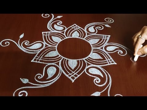 Easy & Simple friday rangoli designs | Freehand rangoli designs ...