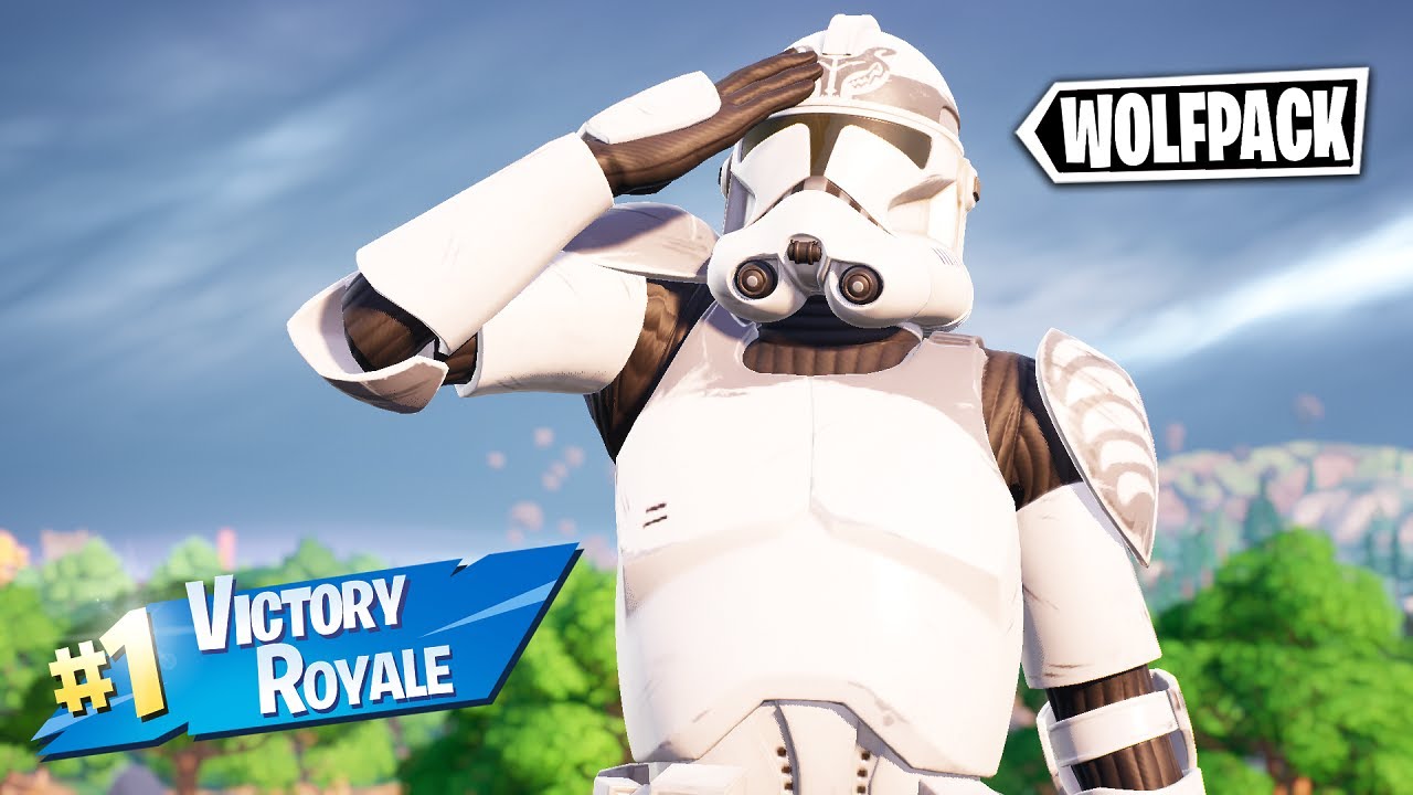 Victoria con la skin SOLDADO DE WOLFPACK Fortnite - YouTube