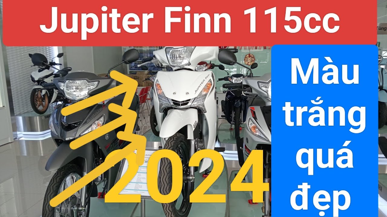 Review Yamaha Jupiter Finn 2024, màu trắng đẹp xuất sắc - YouTube