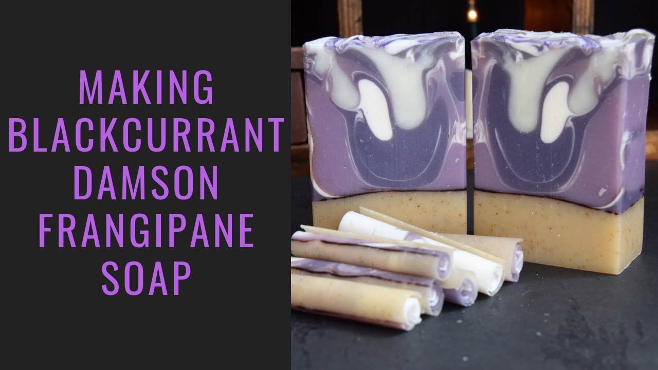 Blackcurrant Damson Frangipane soap | FuturePrimitive Soap Co. - YouTube