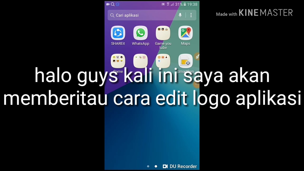 Cara edit logo aplikasi - YouTube