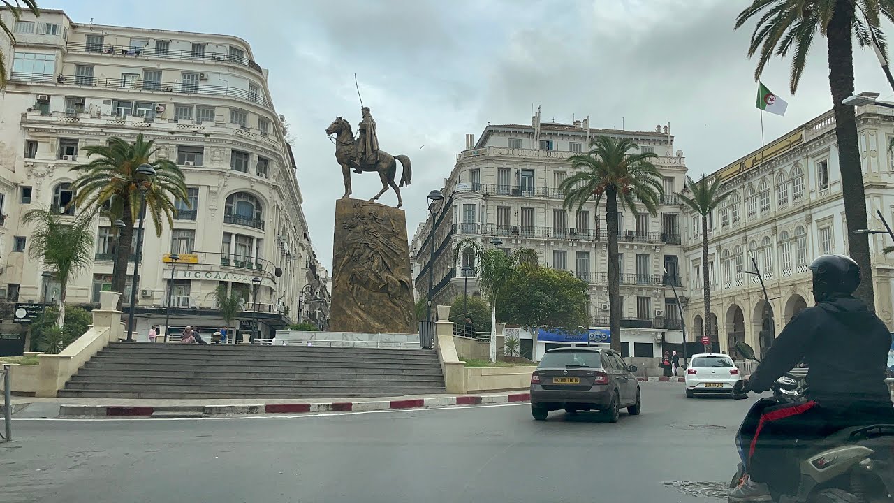 4K - Emir Abdelkader Place - Ali Boumendjel - ALGIERS - YouTube