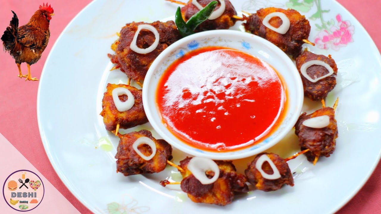 Chicken Kathi-kabab Recipe ।। চিকেন কাঠি-কাবাব রেসিপি ||Deshi cooking ...