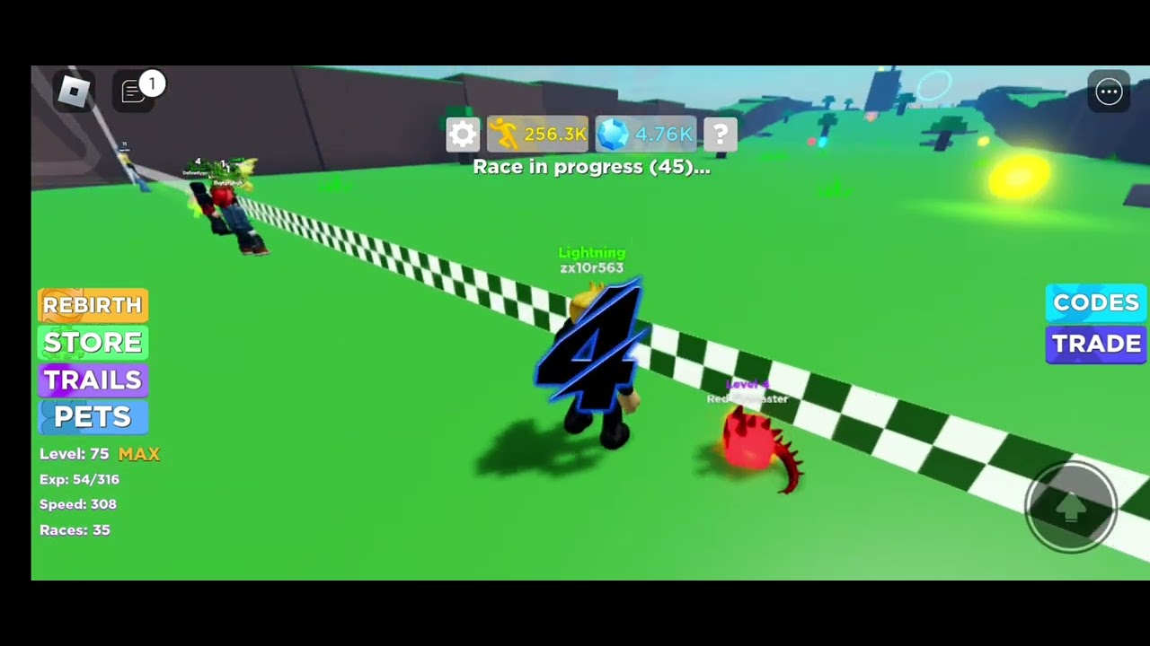 speed of legend 75 Max level trending roblox - YouTube