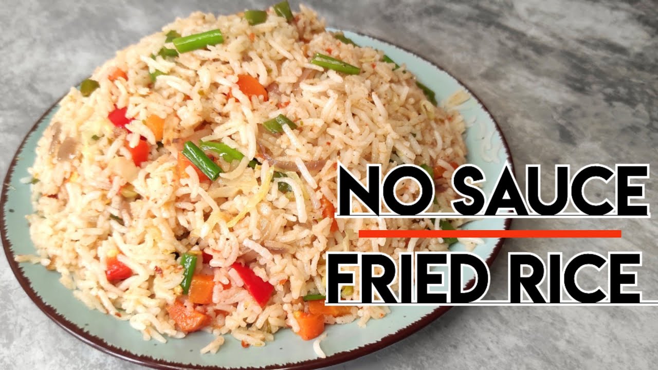 No Sauce, Pure Flavor!"/Simple Fried Rice Recipe Without Sauce: Quick ...