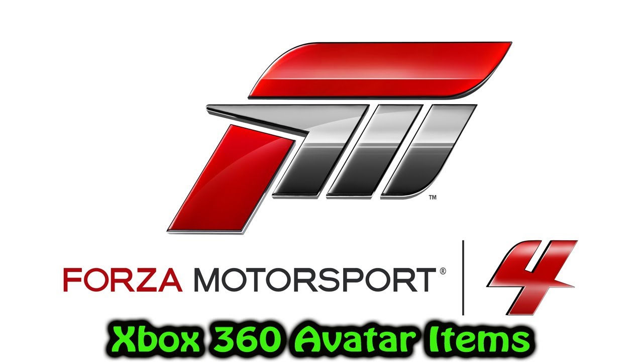 Forza Motorsport 4 - Xbox 360 Avatar Items - YouTube