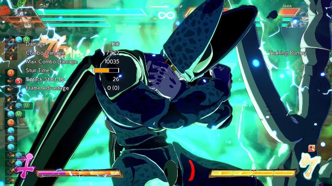 DBFZ Cell Perfect Attack TOD - YouTube