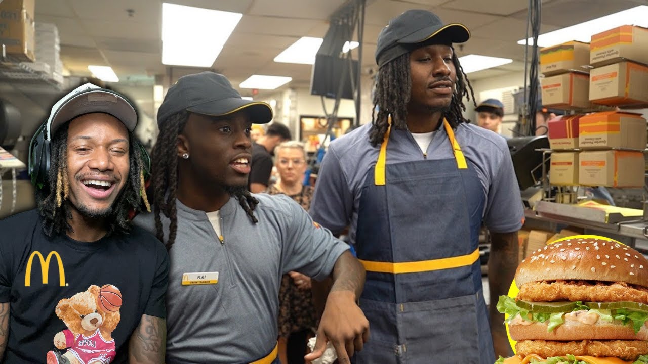 DUKE DENNIS and KAI CENAT Work at MCDONALD'S for 24 HOURS! - YouTube